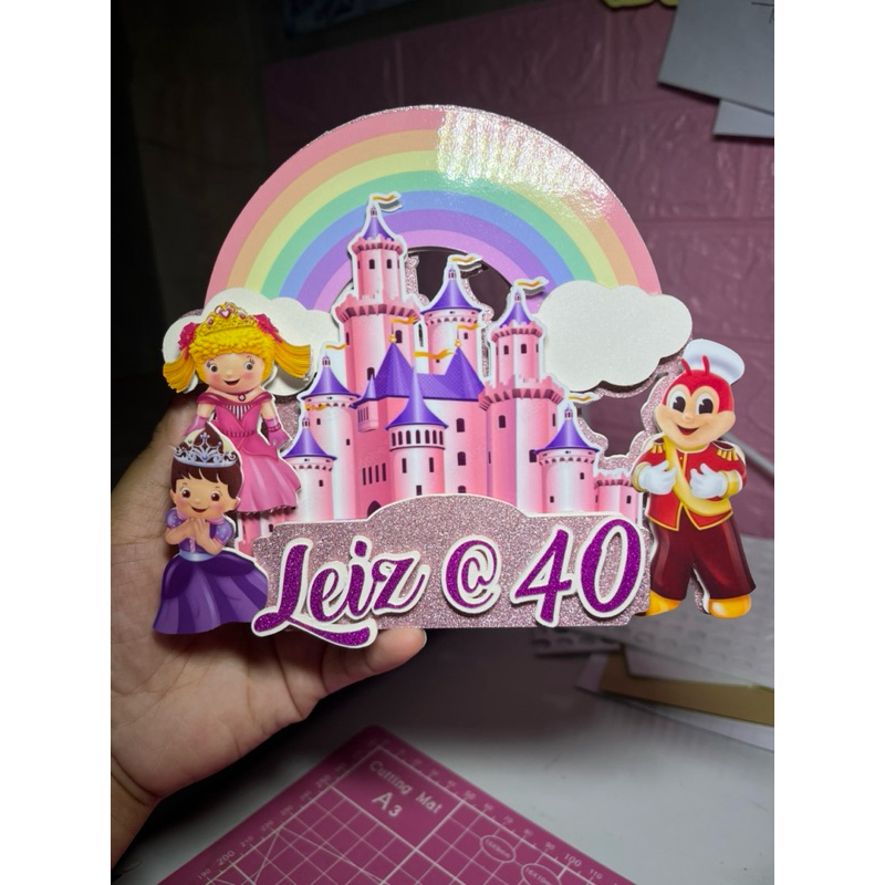 Jollibee Fairtytale Land Cake Topper Layered | Shopee Philippines