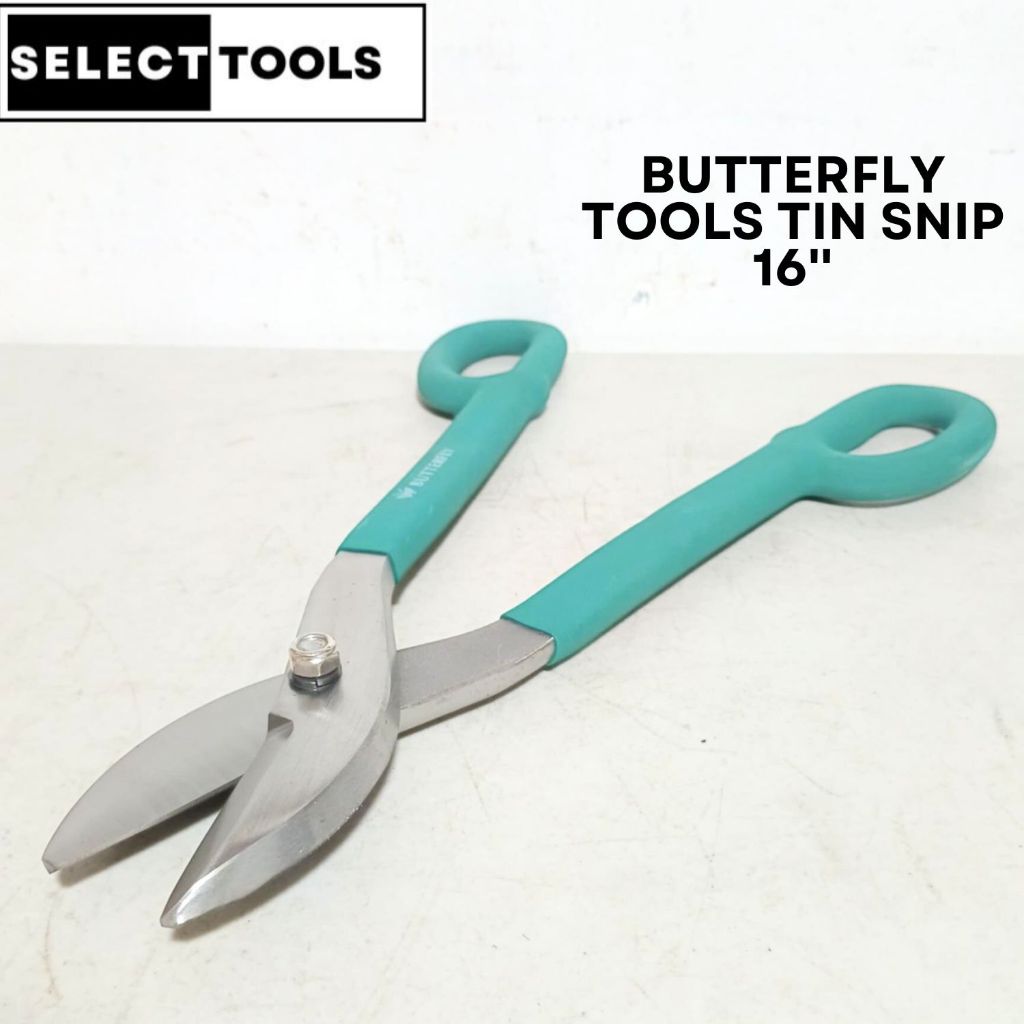 BUTTERFLY Tools Tin Snip 16'' Scissors for Cutting Metal Sheets Hand ...