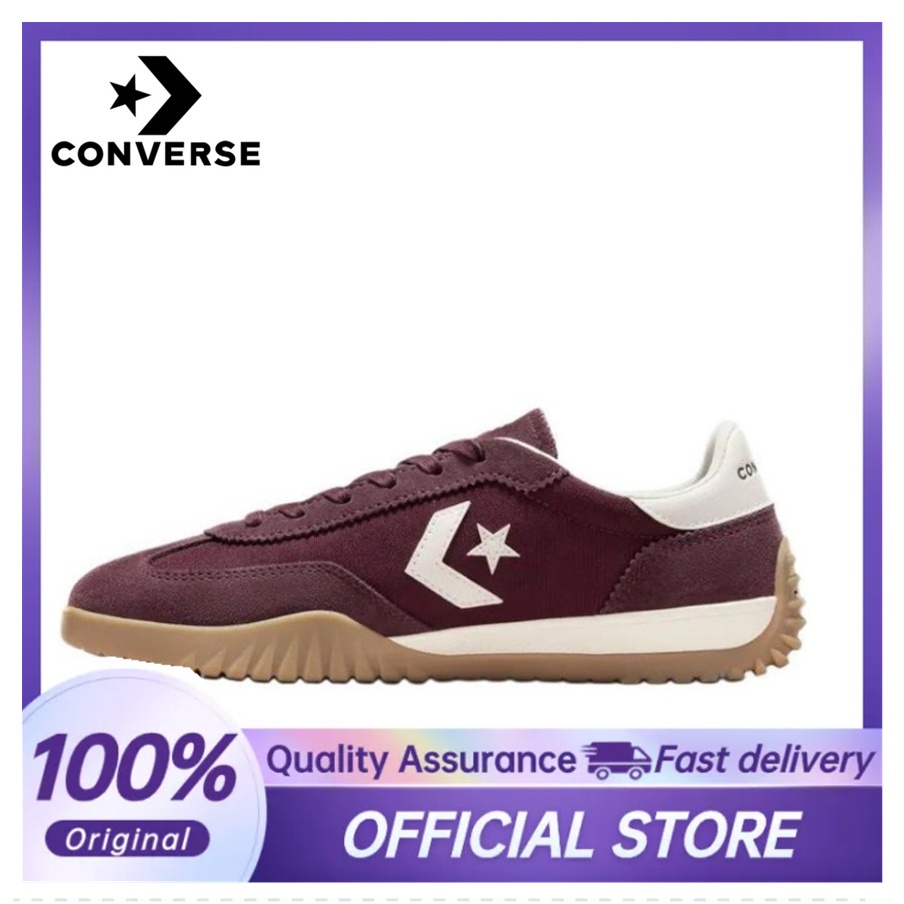 【100%Original】Converse Run Star Trainer Brown White Low Top Unisex ...
