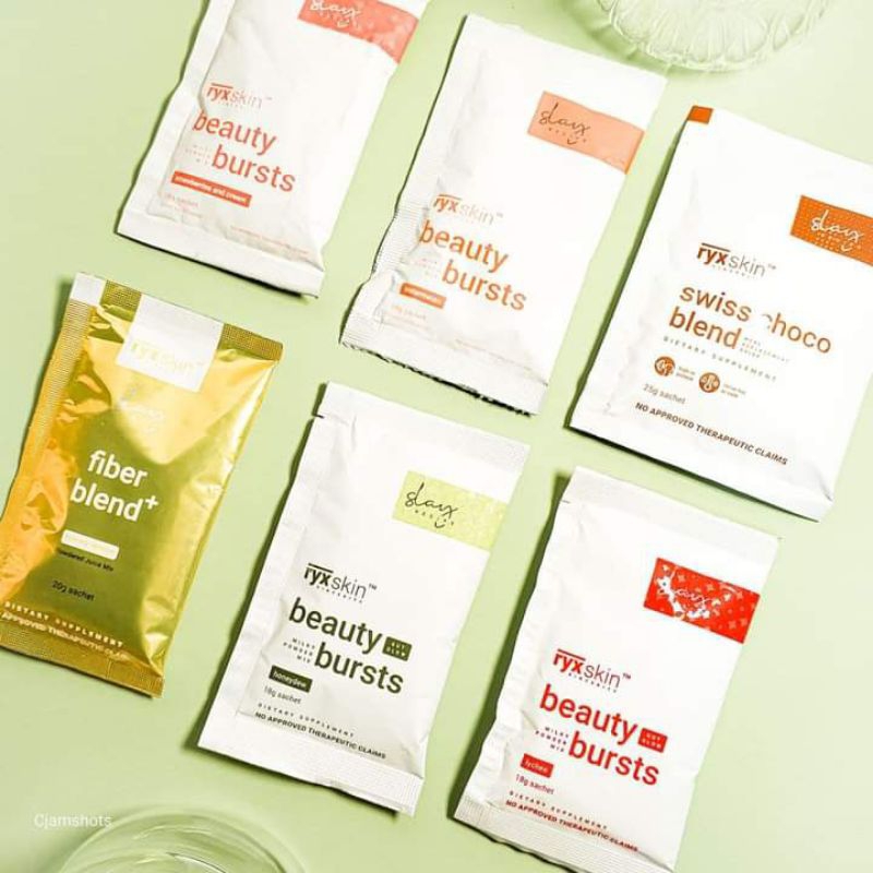 RYX DRINKS SACHET SOLO TINGI Beauty burst, Swiss Choco, FB Honey Lemon ...