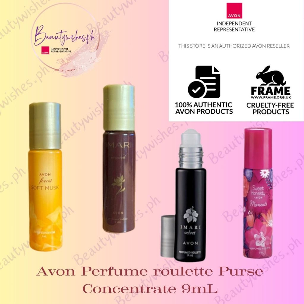 Avon perfume roullettes purse concentrate 9mL Imari / Forest musk ...