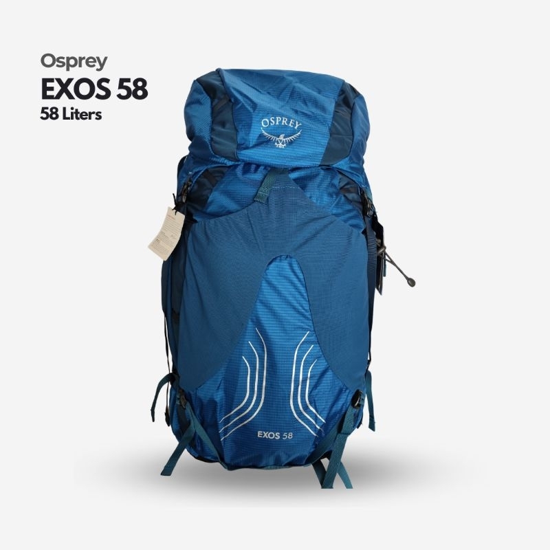 Osprey Exos 58 - Blue, Green, Grey | Shopee Philippines