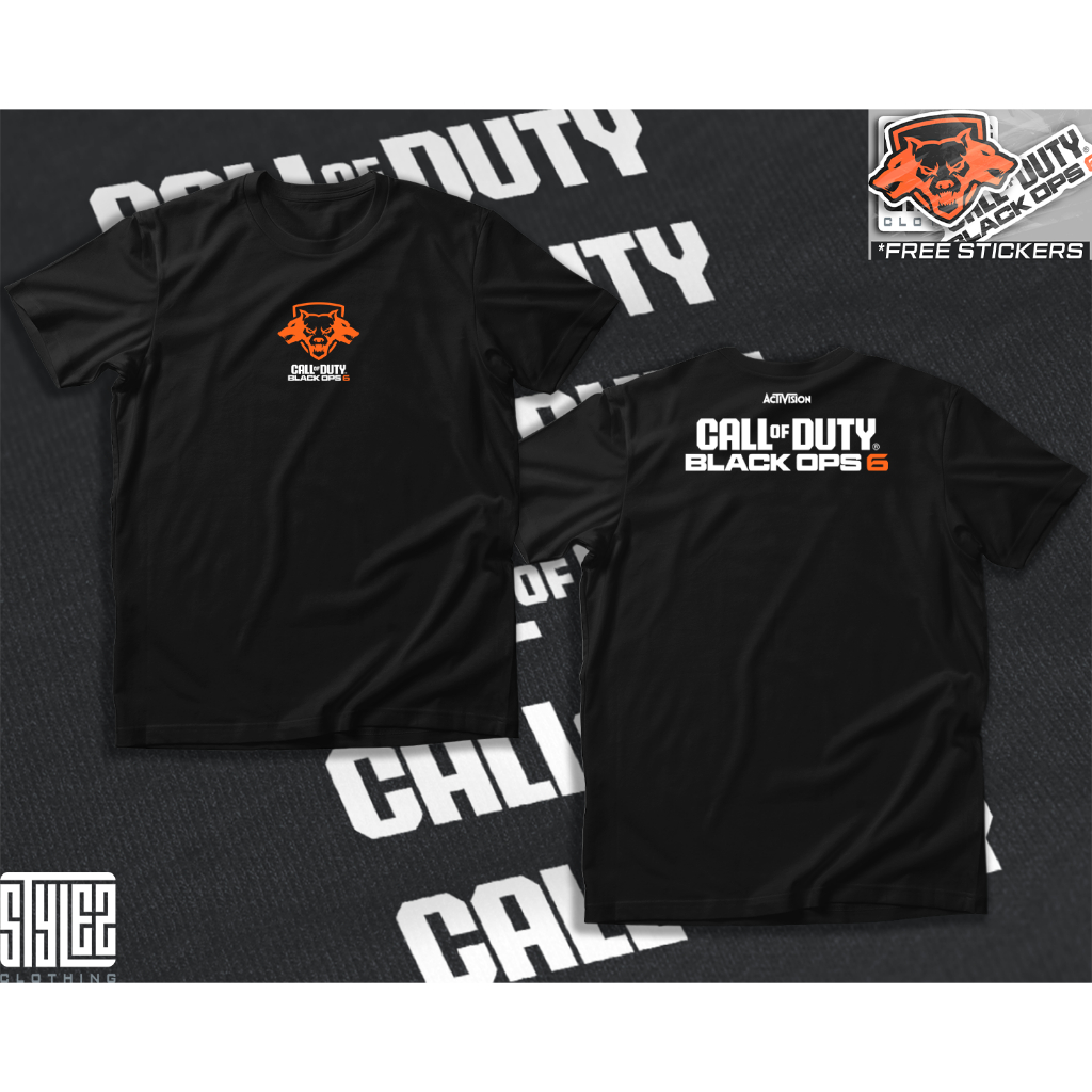 CALL OF DUTY BLACK OPS 6 2024 GAMERS T-SHIRT V2 | Shopee Philippines