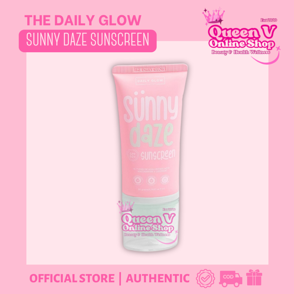 The Daily Glow Sunny Daze Sunscreen SPF50 | Shopee Philippines