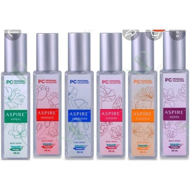 ASPIRE BODY SPRAY 100ML by personal collection | Shopee Philippines