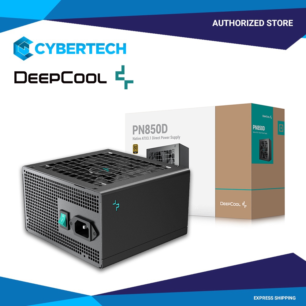 Deepcool PN850D V2 850W 80 Plus Gold Cybernetics Gold ATX 3.1 PCIe 5.1 Compliance Non Modular ...