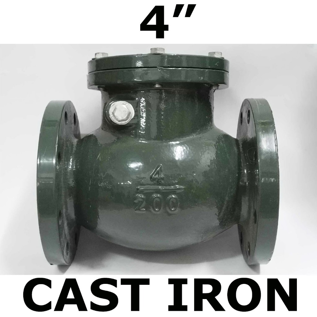 CAST IRON CHECK VALVE 4" X 125# X 200WOG FLANGE TYPE ...