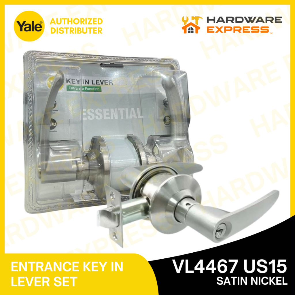 Yale VL4467 US15 Entrance Function Key In Lever Set Door Knob | Shopee ...