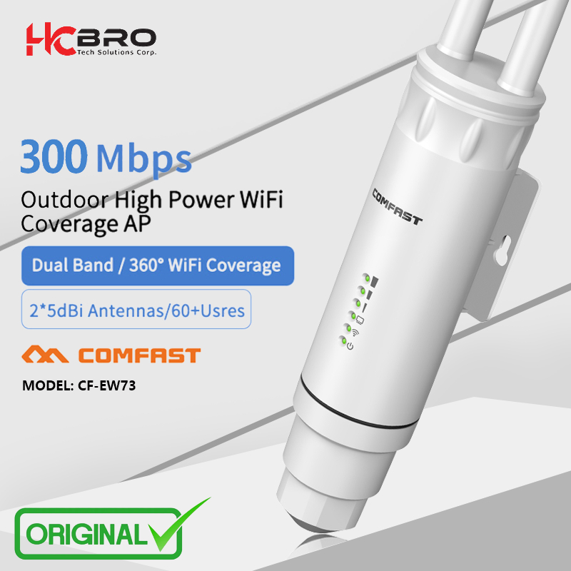 Comfast EW73/EW71 High Power Outdoor AP Router 300Mbps Access Point 300Meters Range Wireless ...