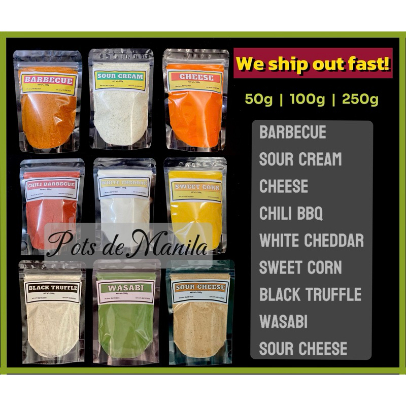 PREMIUM Potato Fries Corner Powder PC Flavorings (50g,100g,250g ...