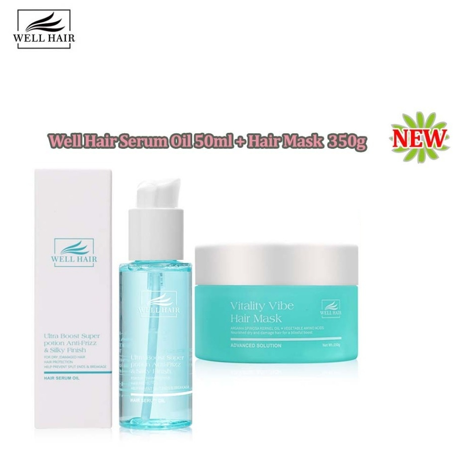 Well Hair Mask 350g Vitality Vibe Nourished Dry And Damage Hair Smooth ...