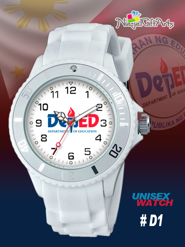 DepEd Wristwatch White Silicone Strap /Corporate Watches | Shopee ...