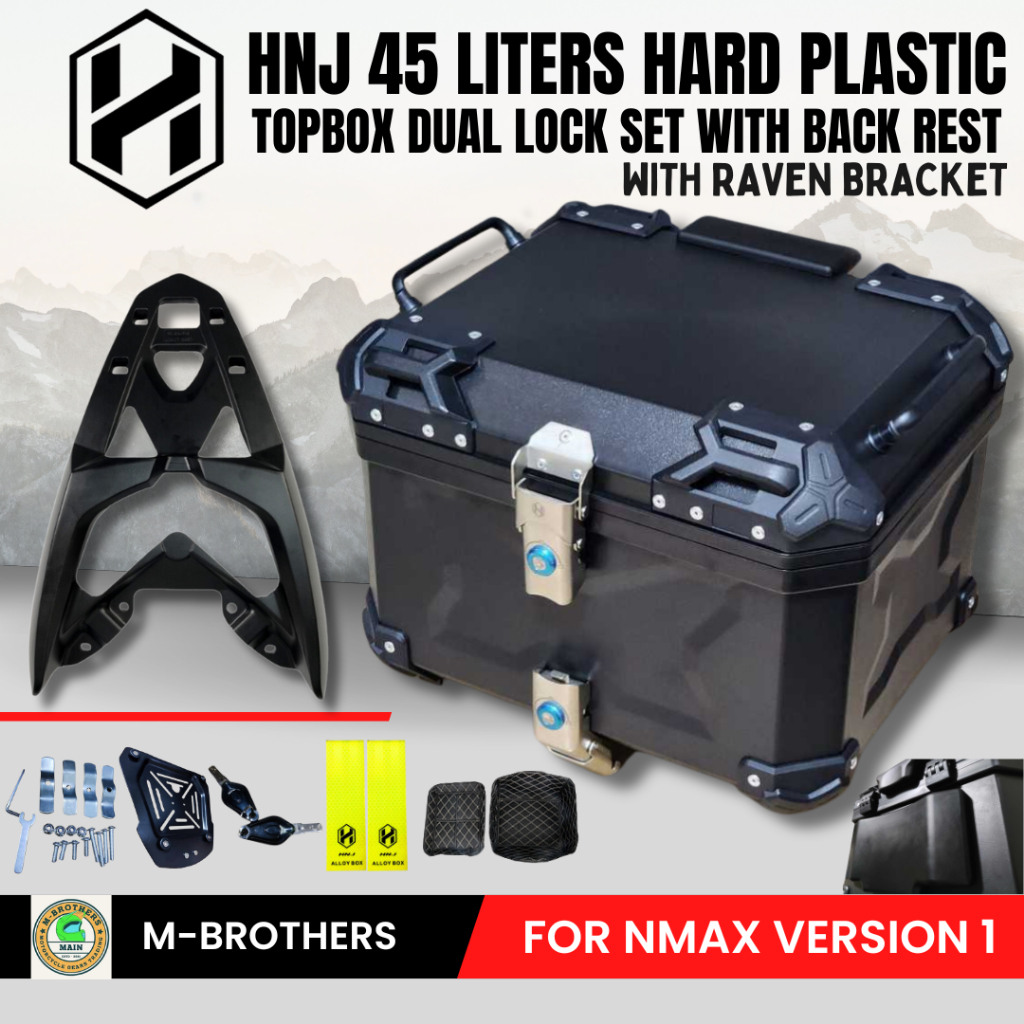 Raven Bracket Topbox Set 30/32/36/45 Liters for Nmax Version 1 | Shopee ...