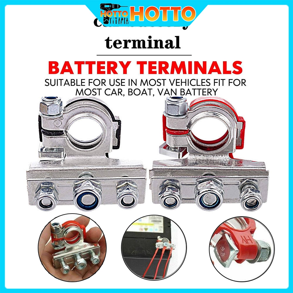 1 Pair 12V 24V Vehicle Quick Release Cable Clamp Clip Heavy Duty ...