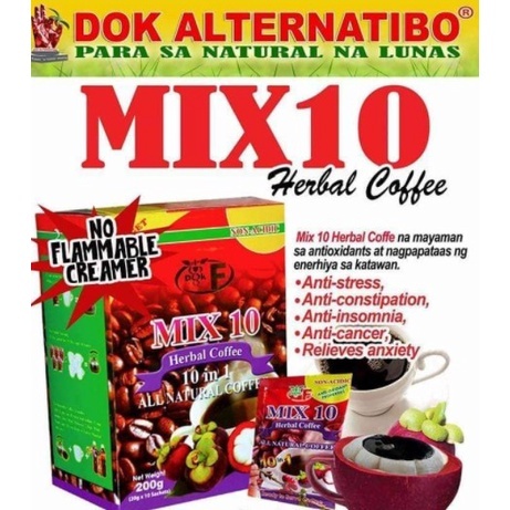 DOK ALTERNATIBO mix 10 herbal coffee mix (1box) | Shopee Philippines
