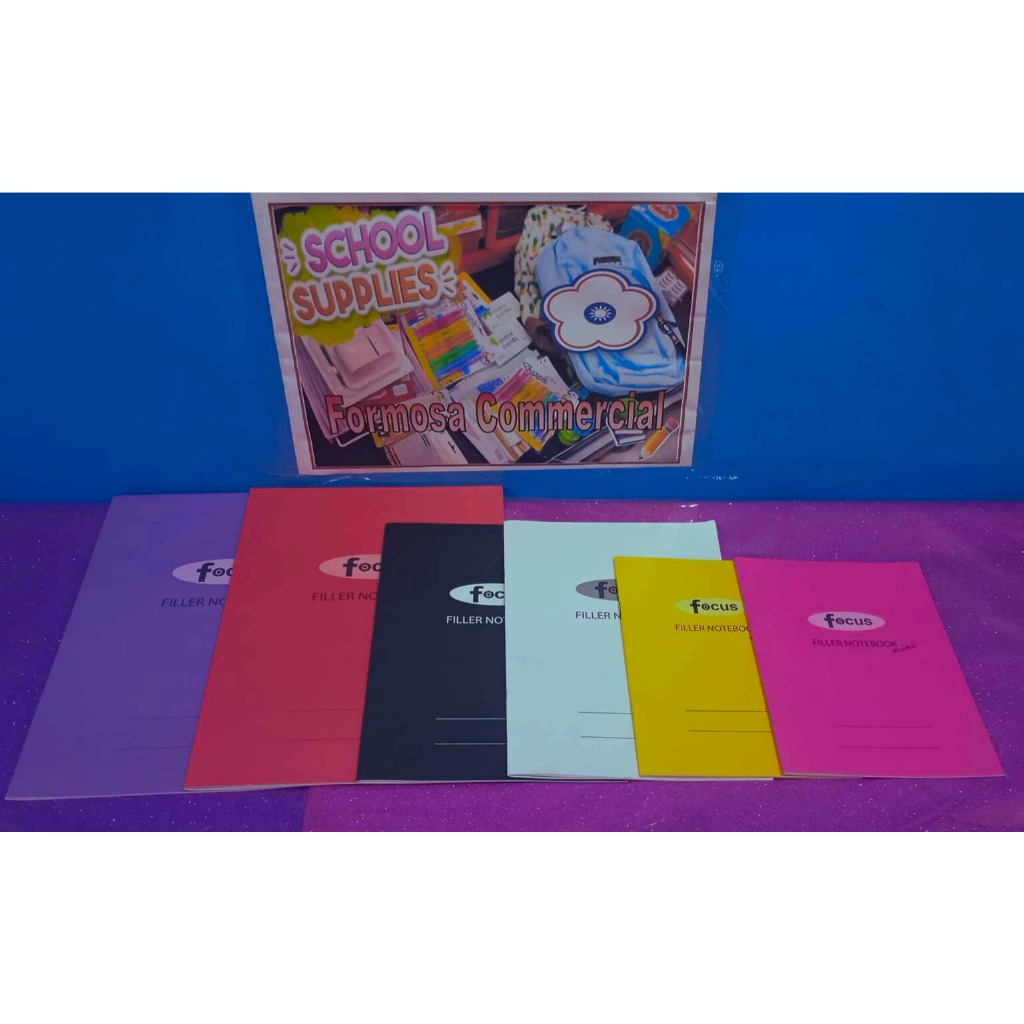 Focus Filler Mini/A5/7x10 in Random Colors per Piece | Shopee Philippines