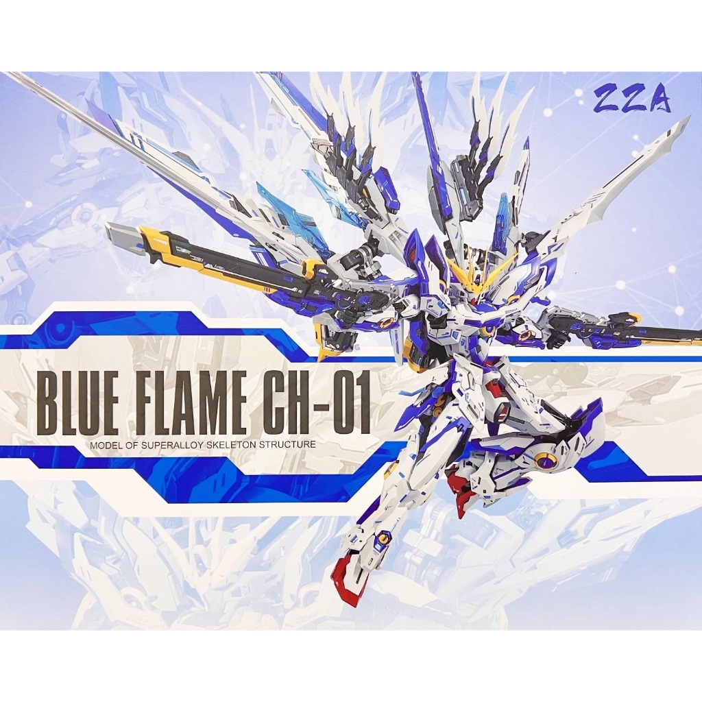 ZZA Blue Flame 1/100 Scale Model kit | Shopee Philippines