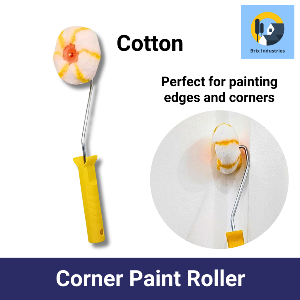High-Quality Cotton Corner Paint Roller with Handle Corner Painting ...