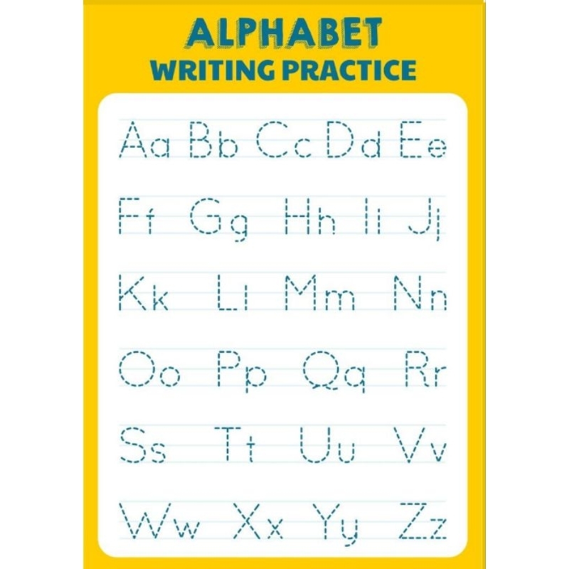 Free white board marker LAMINATED a4 SIZE TRACING ALPHABET AND NUMBERS ...