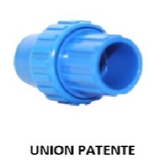PVC BLUE WATERLINE UNION PATENTE SIZES 1/2"(20MM) ; 3/4"(25MM) ; 1 ...