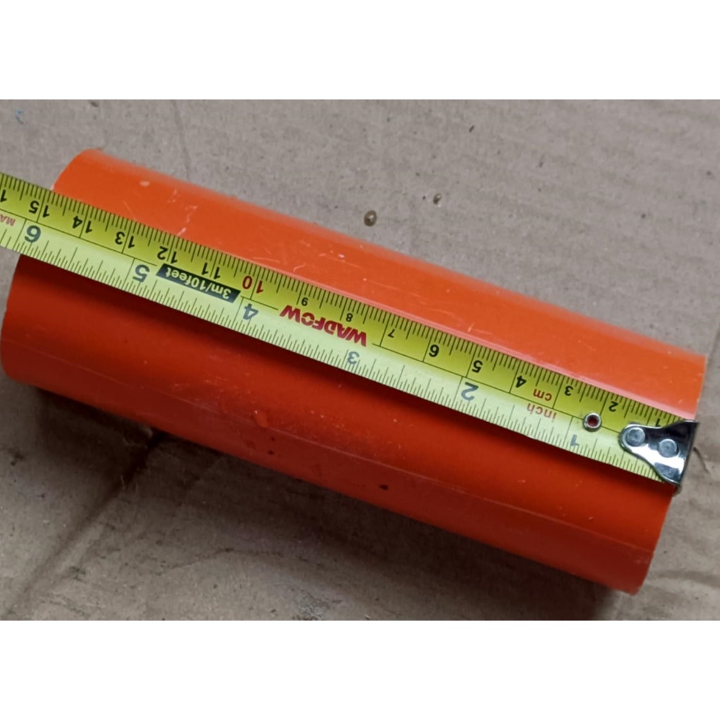 (SOLD PER 6 INCH) BIOPIPE PVC ORANGE PIPE | S-600 | LENGTH 6 INCH ONLY | DIAMERER 2" 3" 4 INCH ...