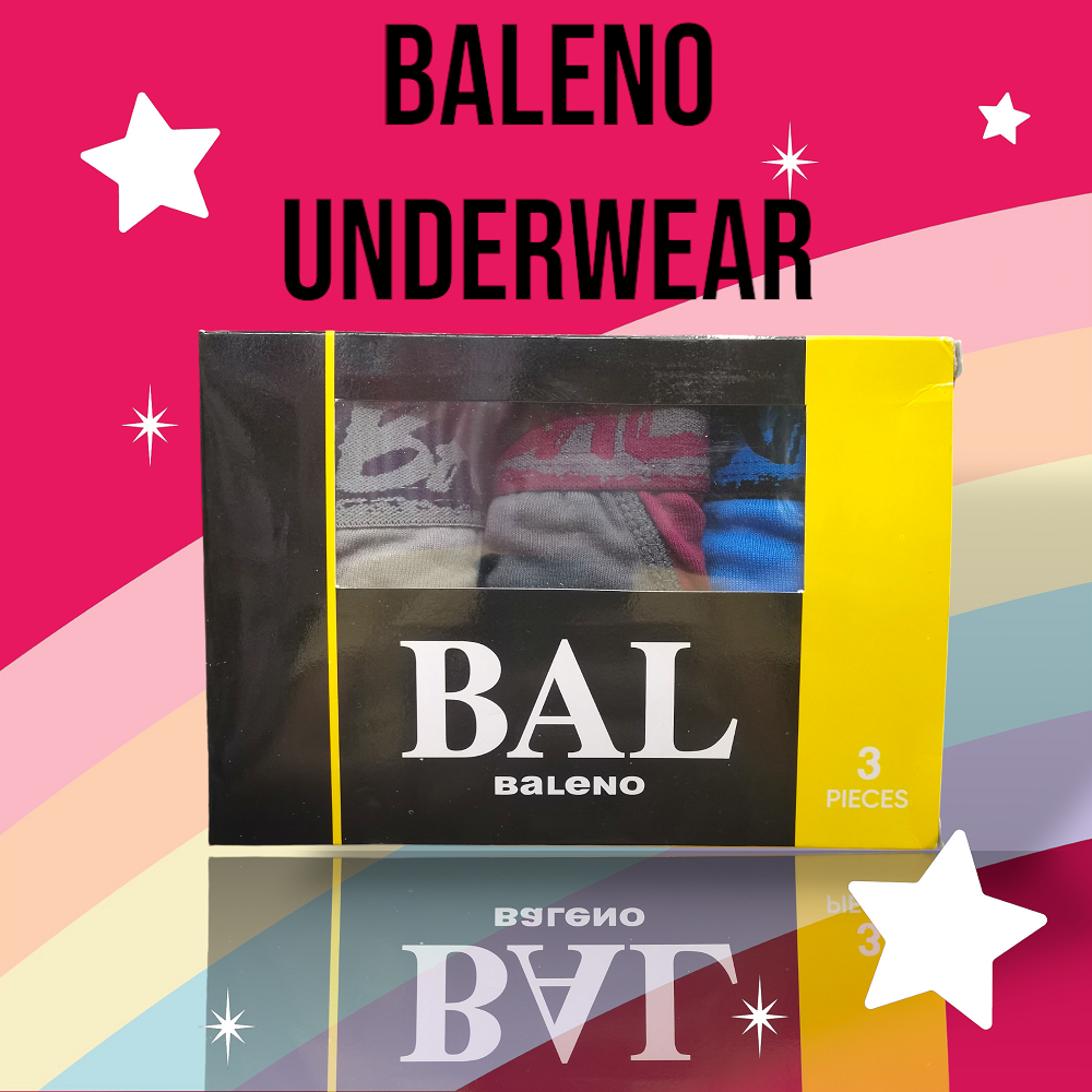 Baleno Underwear Original 3 in 1 Pack (BL25-06) Assorted Color Brief ...