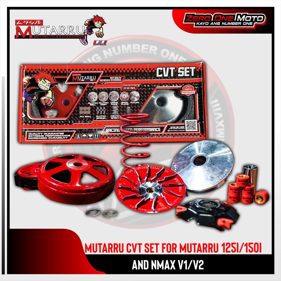 Z1 Motorcycle Mutarru CVT set for Scooters - FREE GEARL OIL AND G-STAR ...