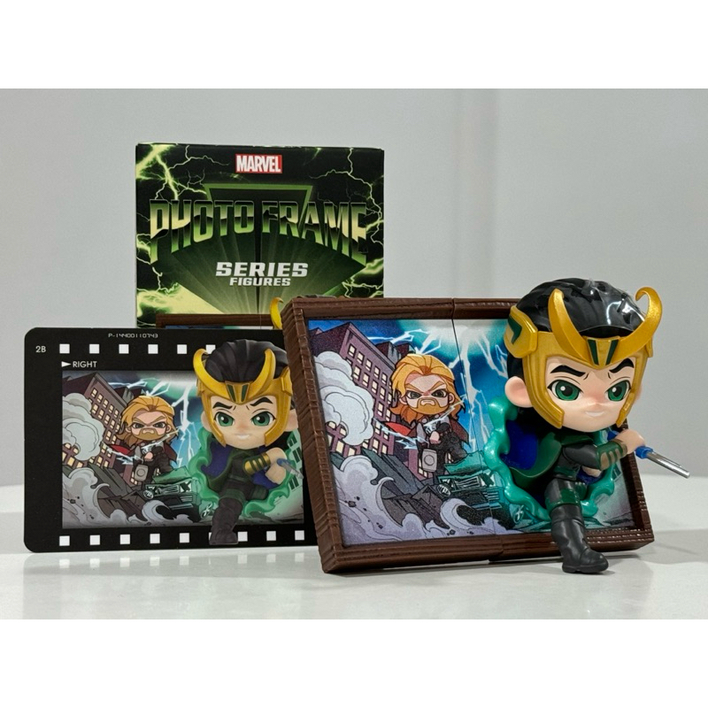 POP MART Marvel Photo Frame Series Figures- LOKI Figure Opened and ...
