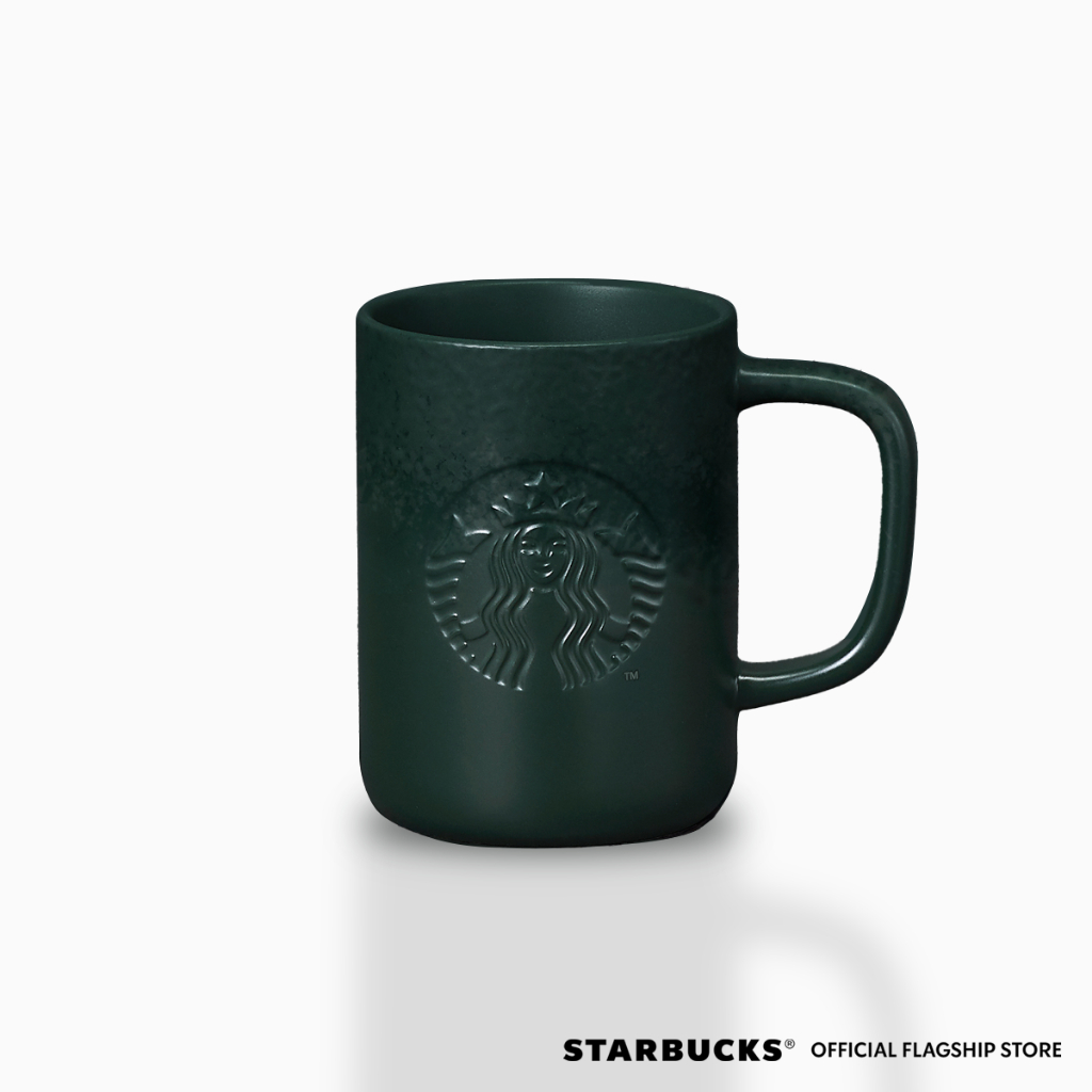 Starbucks 16oz Regrind Ceramic Dark Green Mug CoreEssentials | Shopee ...