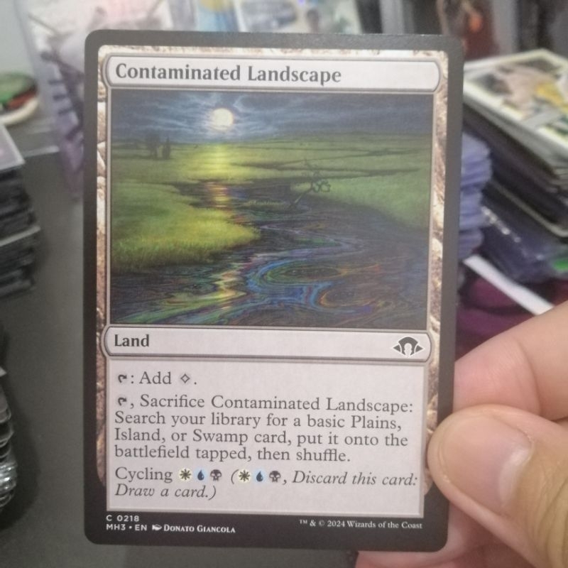 1 Contaminated Landscape MH3 MTG card magic the gathering EDH pauper ...