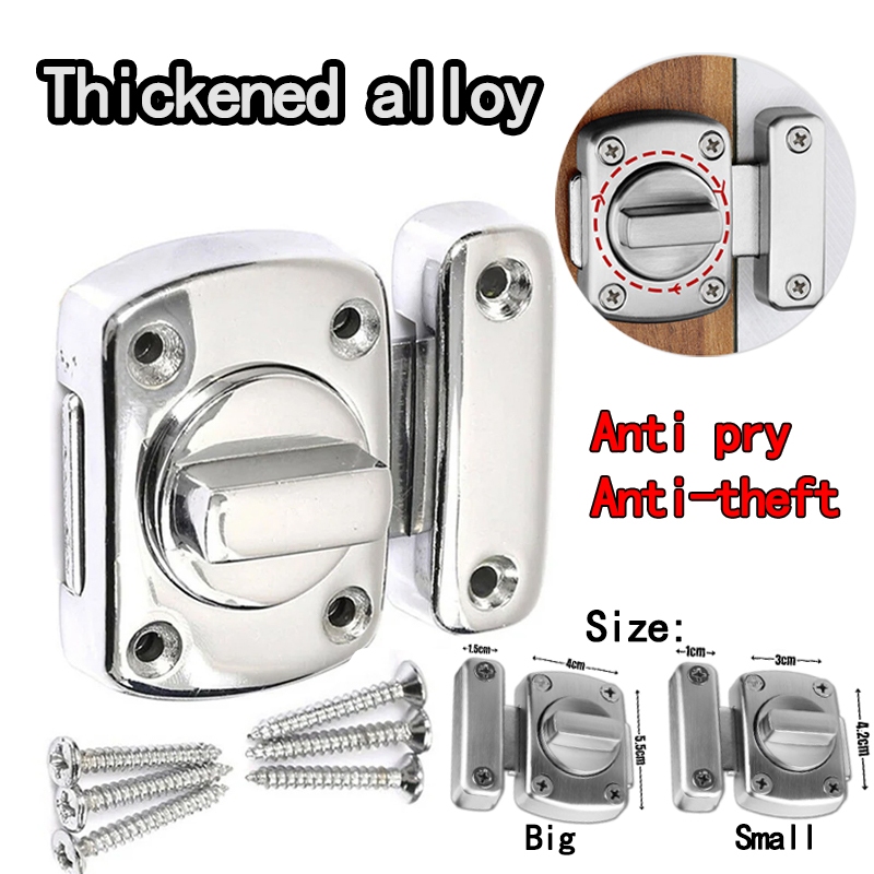 Universal Twist Lock Door Bolt Lock Twist Zinc Alloy Barrel Slide ...
