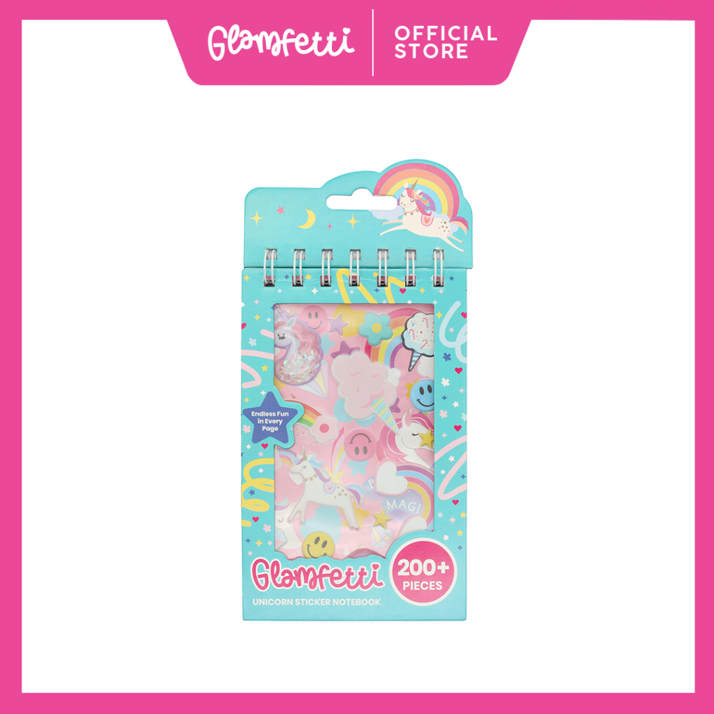 Glamfetti Sticker Notebook (2 Designs) | Shopee Philippines
