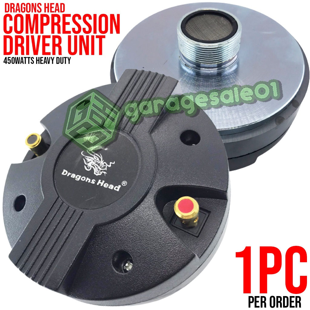 GS10 Dragon Head Compression Driver Unit Tweeter 450W Heavy Duty ...