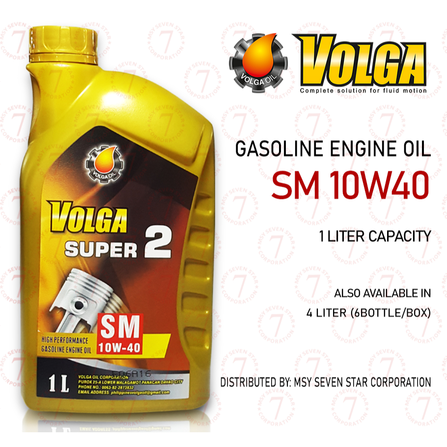 VOLGA SM 10W40 1 Liter Heavy Duty GASOLINE ENGINE OIL | Shopee Philippines