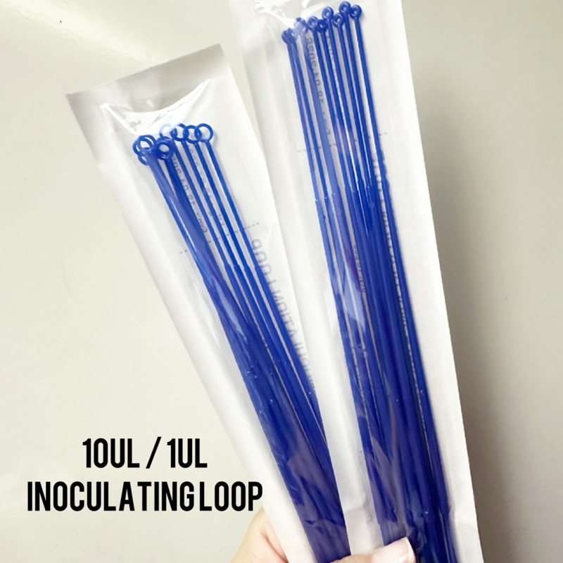 1pack 10pcs 10ul / 1ul Plastic Disposable Inoculating Loop Sterile ...