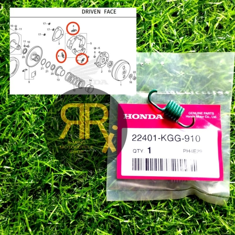 CLUTCH SPRING PCX 160-ADV 160 CLICK 160 AIRBLADE 160 | Shopee Philippines