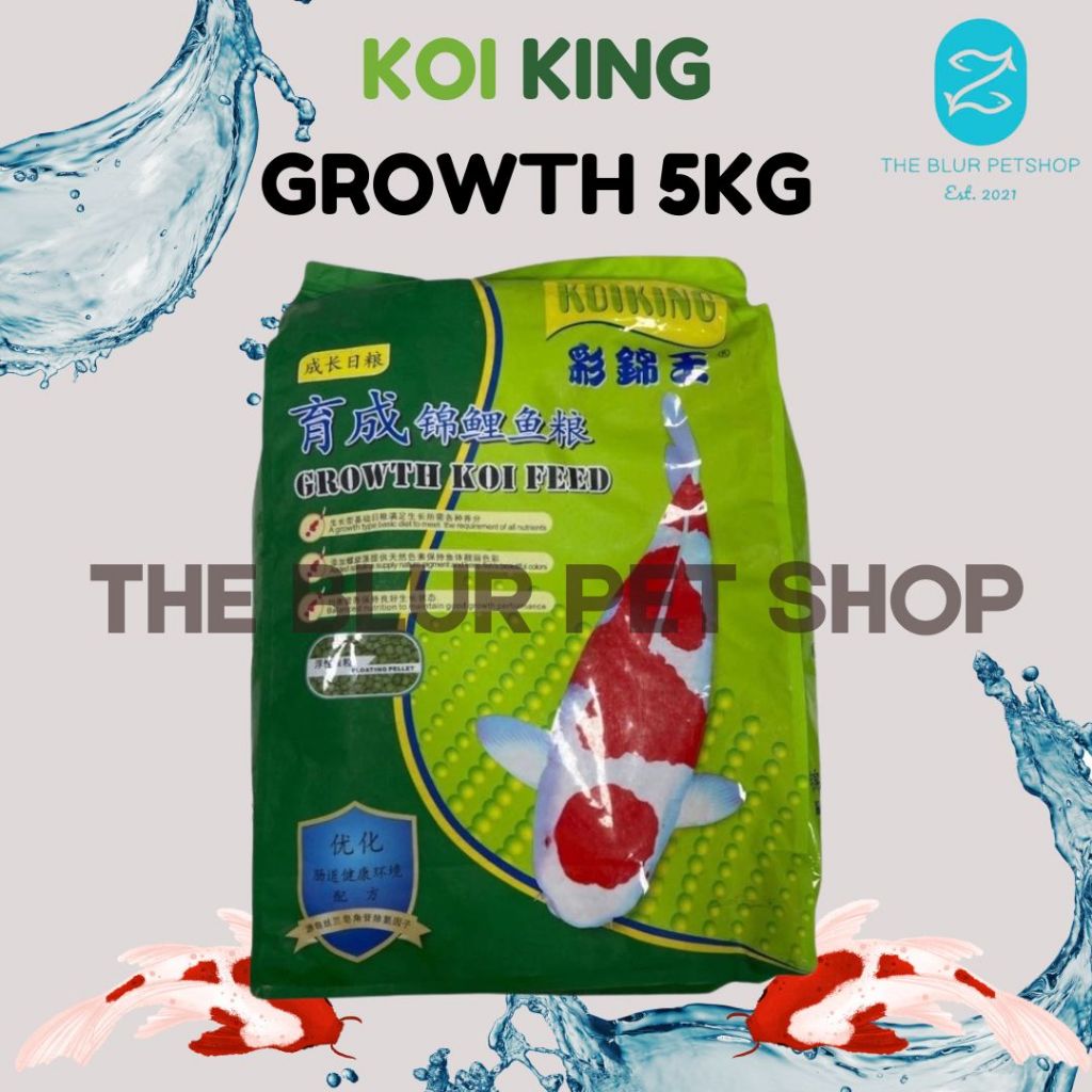 5kg Koiking Growth Koi Feed Koi Food Fish Pellets Koi King | Shopee ...