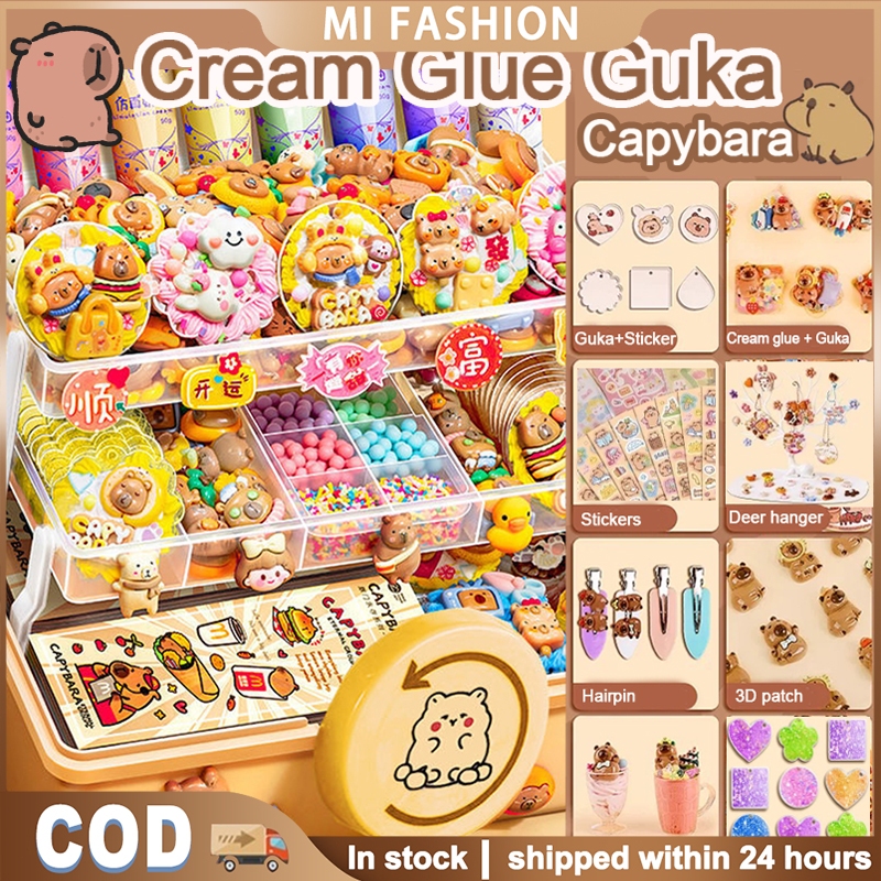 Capybara Guka Toy Set Box for Kids Girls Fun Creative DIY Jewelry ...