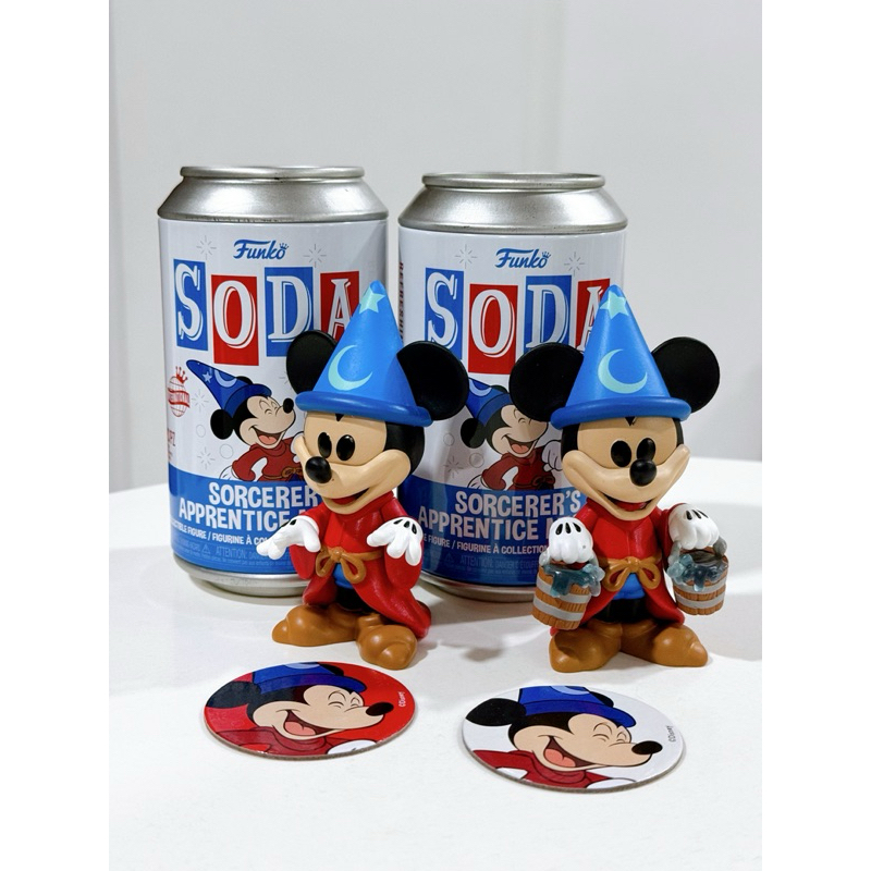 Funko Soda - Disney Fantasia Sorcerer Apprentice Mickey Mouse CHASE SET ...