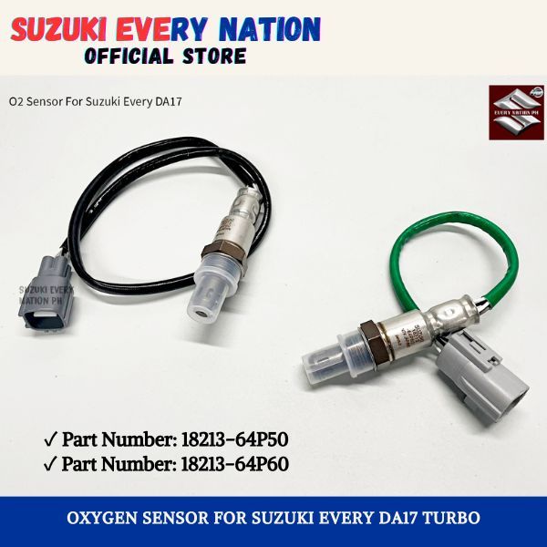 SUZUKI NATION Oxygen Sensor / O2 Sensor For Suzuki Every DA17 Turbo (18213-64P60 & 18213-64P50 ...