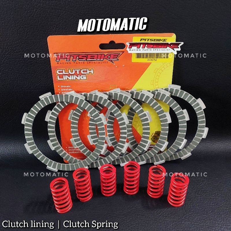 PITSBIKE Clutch lining & Spring | XR150 / XR200 / CRF150 / TMX155 ...