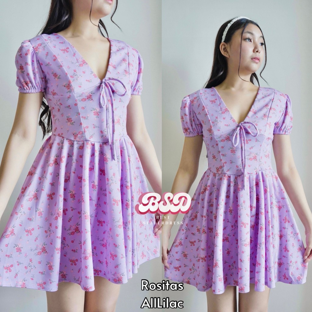 BSD Best Seller Dress (XS-XXL) Winona Puff Sleeve Mini Dress (BEST ...