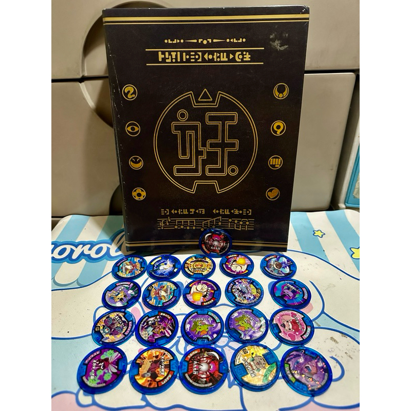 Yokai Watch Chips Album with chips included Authentic with markings ...