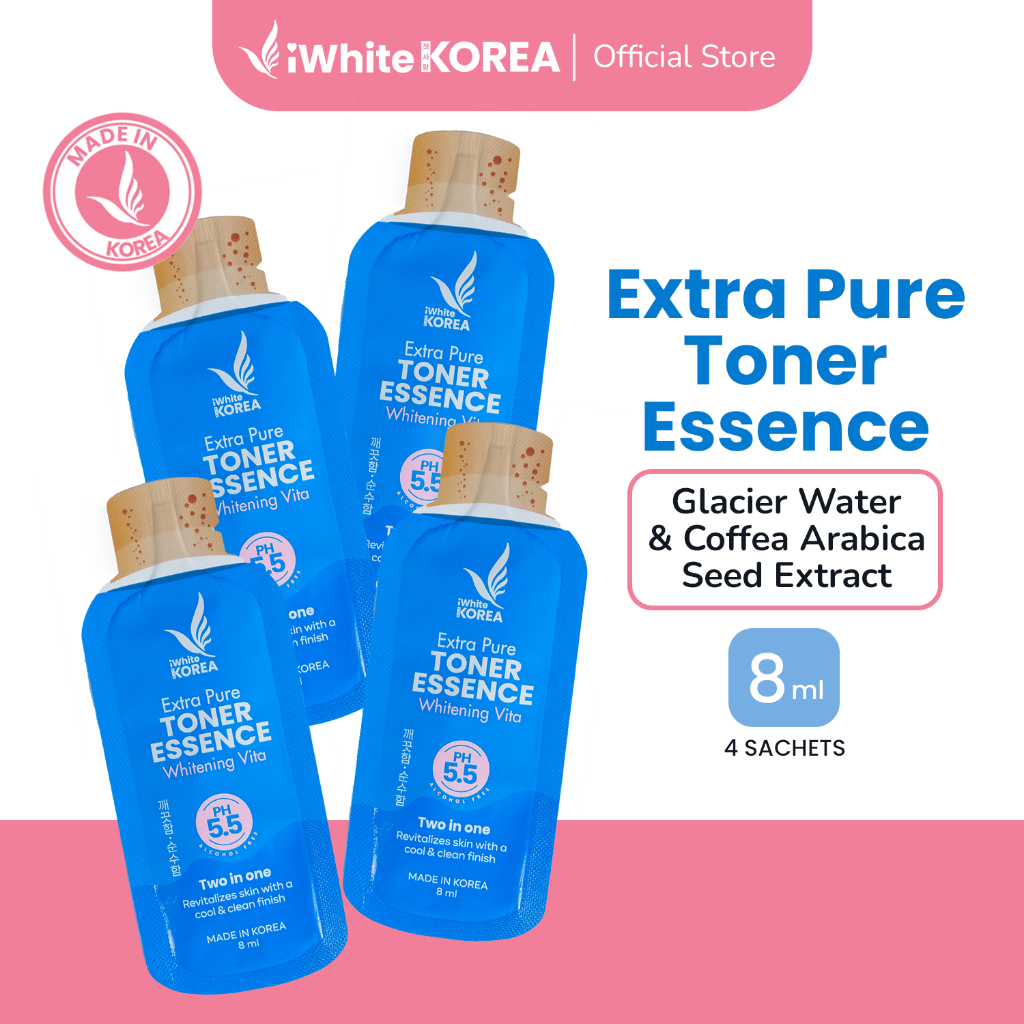 iWhite Korea Toner Essence Sachet 8ml - (Bundle of 4) | Shopee Philippines