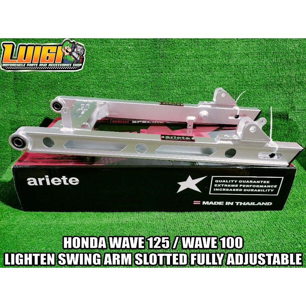 ARIETE HONDA WAVE 125 / WAVE 100 LIGHTEN SWING ARM SLOTTED FULLY ...