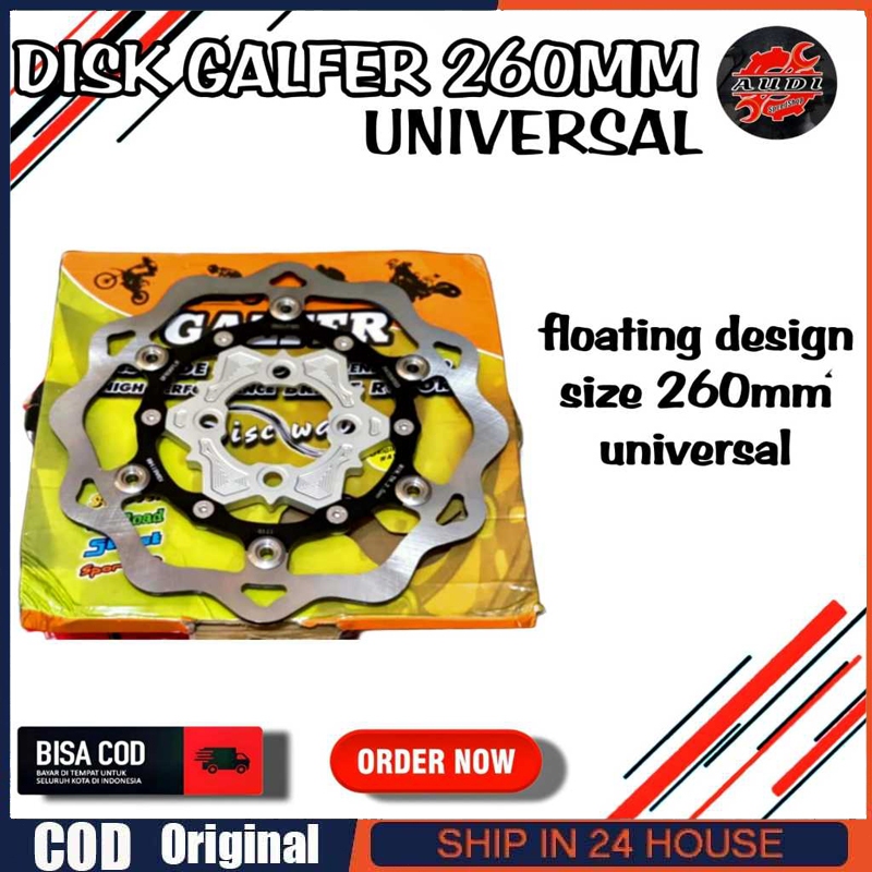 GALFER DISC 260mm (Common 4Holes) Wave/Xrm/Mio/Click | Shopee Philippines