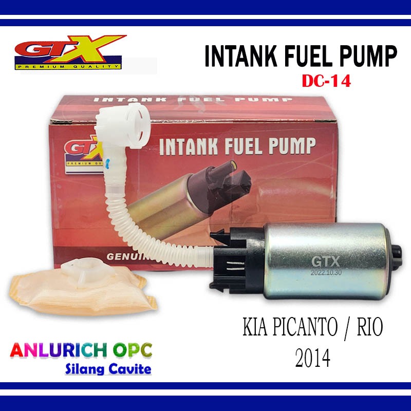 FUEL PUMP KIA PICANTO / KIA RIO 2014 GTX PREMIUM QUALITY DC-14 | Shopee ...