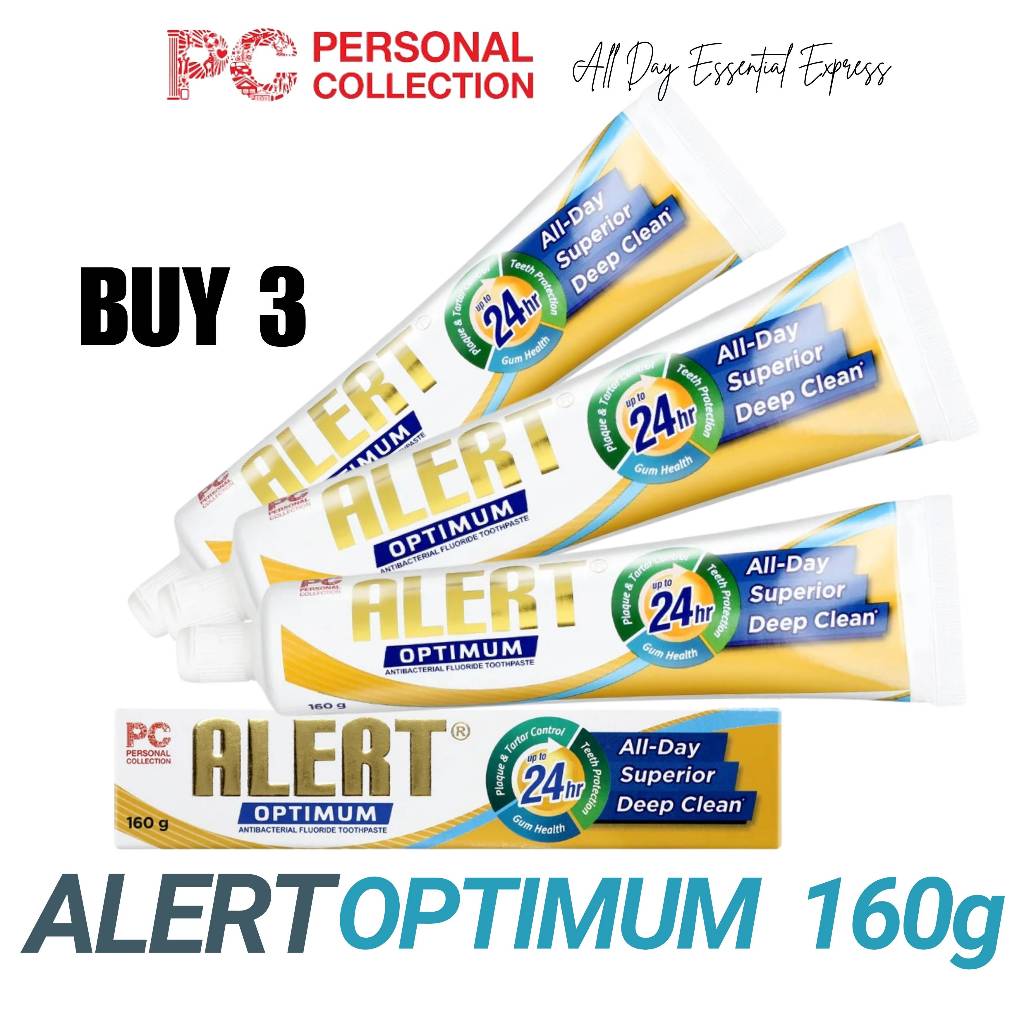 BUY 2 TAKE 1 Personal Collection Alert Optimum Antibacterial Flouride ...