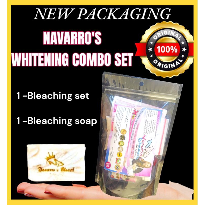ORIGINAL BLEACHING SET & BLEACHING SOAP (COMBO SET) | Shopee Philippines