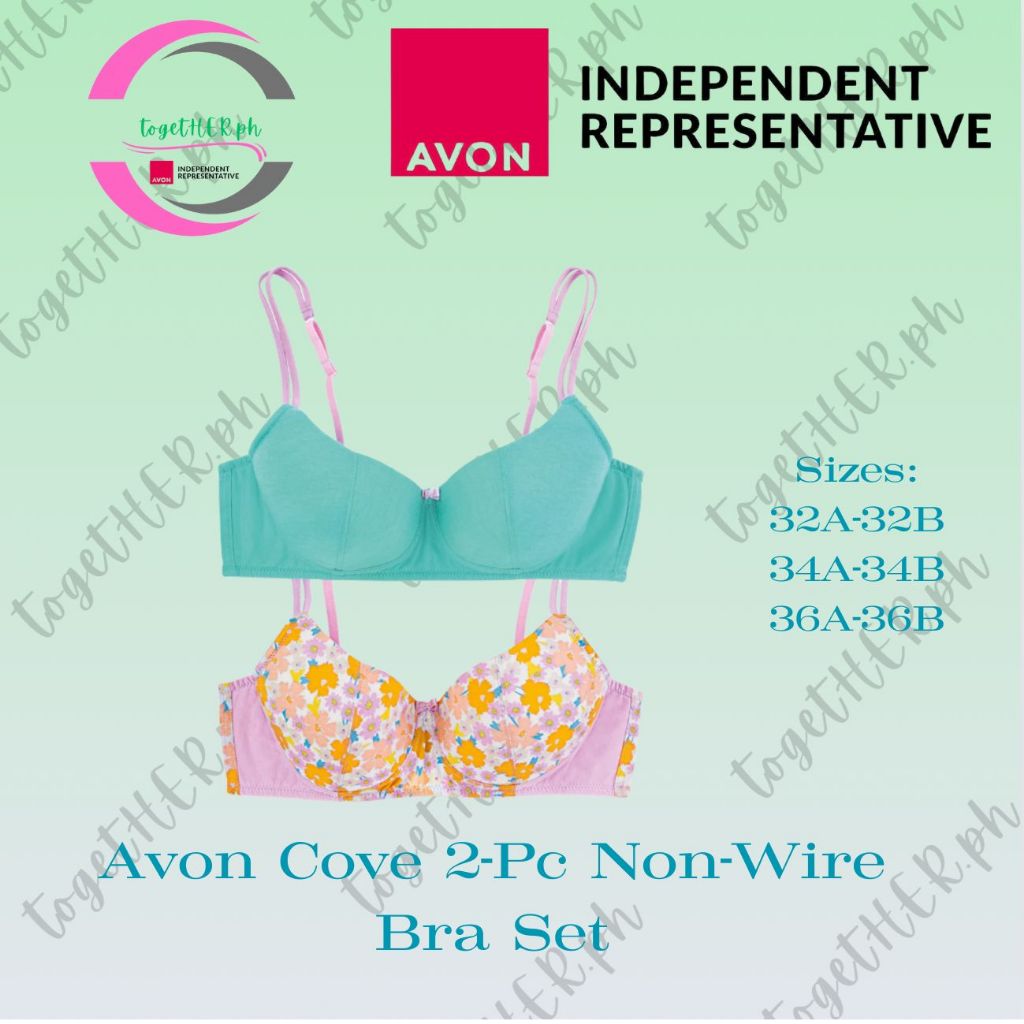 Avon Cove /Jemina / Serene Non-wire 2-pc Bra Set | Shopee Philippines